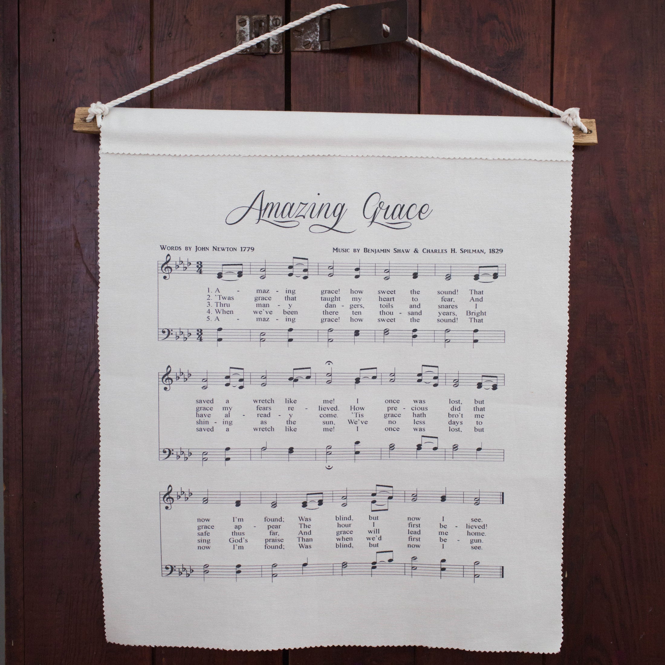 Amazing Grace - Fabric Wall Hanging – Grandma Esthers Legacy