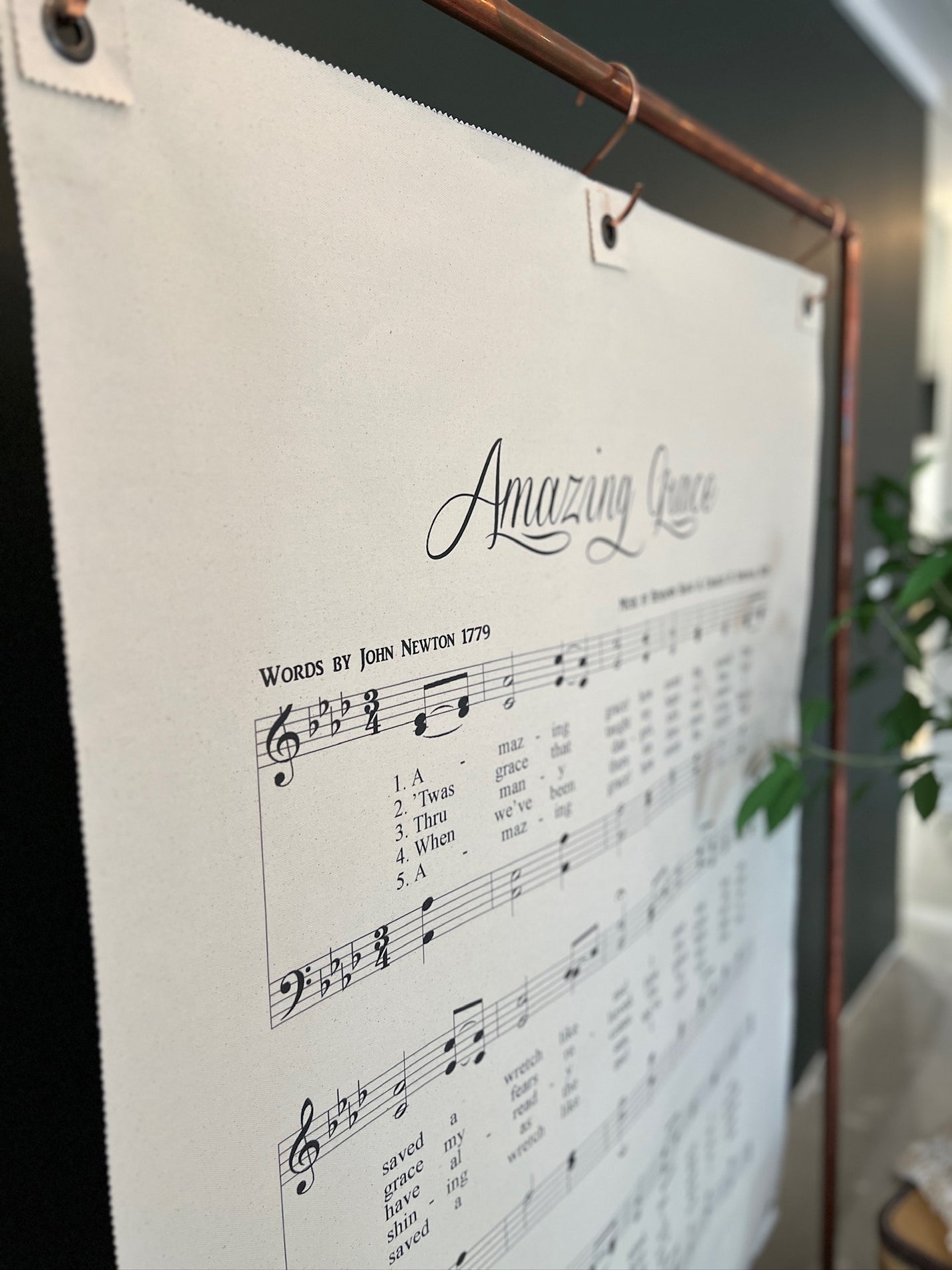 Amazing Grace Wall Canvas - Inspiring Wall Art for Home & Church ...